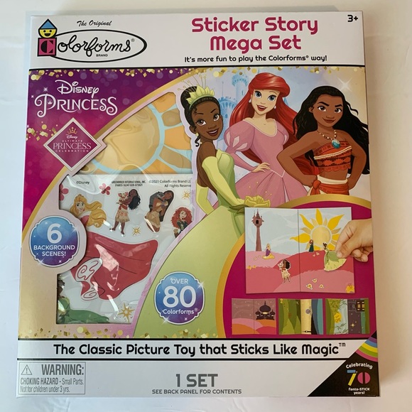 colorforms | Toys | Last Chance Colorforms Disney Princess Sticker ...